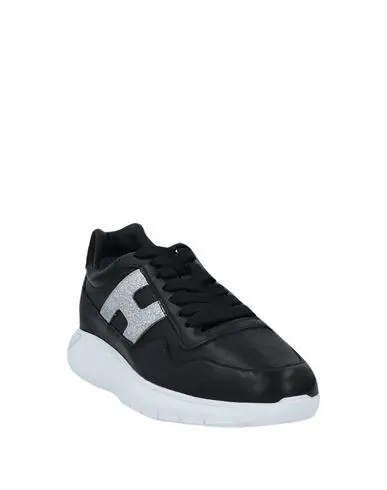 Hogan Leather Low-top Sneakers - Black
