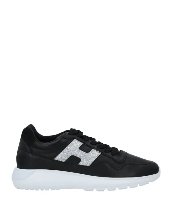Hogan Leather Low-top Sneakers - Black