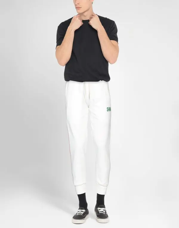 TAKESHY KUROSAWA Pants Size Cotton, Elastane - White