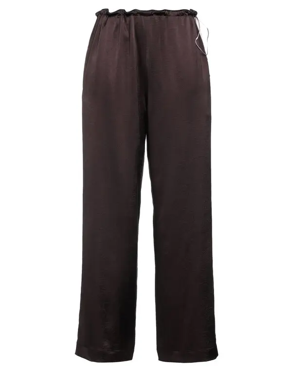 Erika Cavallini Wide-leg Pants - Dark Brown