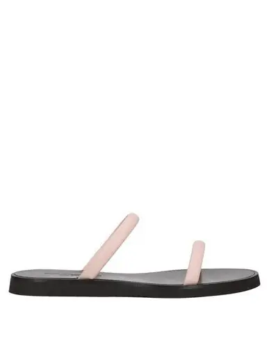 Emporio Armani Leather Sandals - Pink
