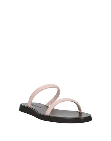 Emporio Armani Leather Sandals - Pink