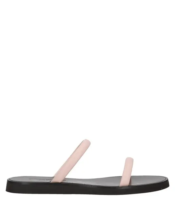 Emporio Armani Leather Sandals - Pink