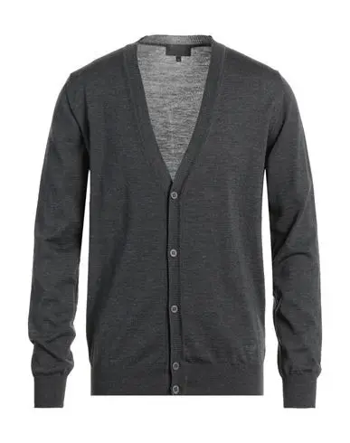 Emporio Armani Virgin Wool Cardigan - Steel Grey