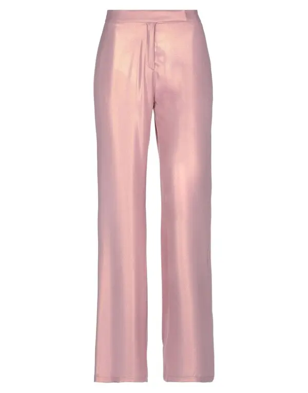 Atos Lombardini Flared Crepe Pants - Pink