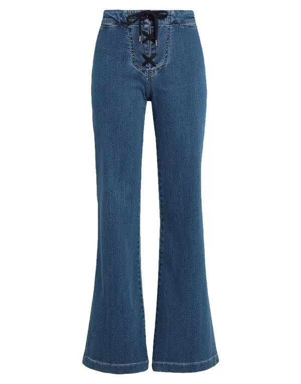 See By Chloé Flared Jeans With Tie Fastening