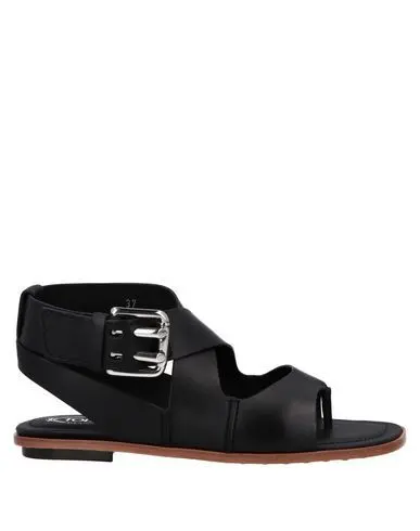 TOD'S Leather Thong Sandals