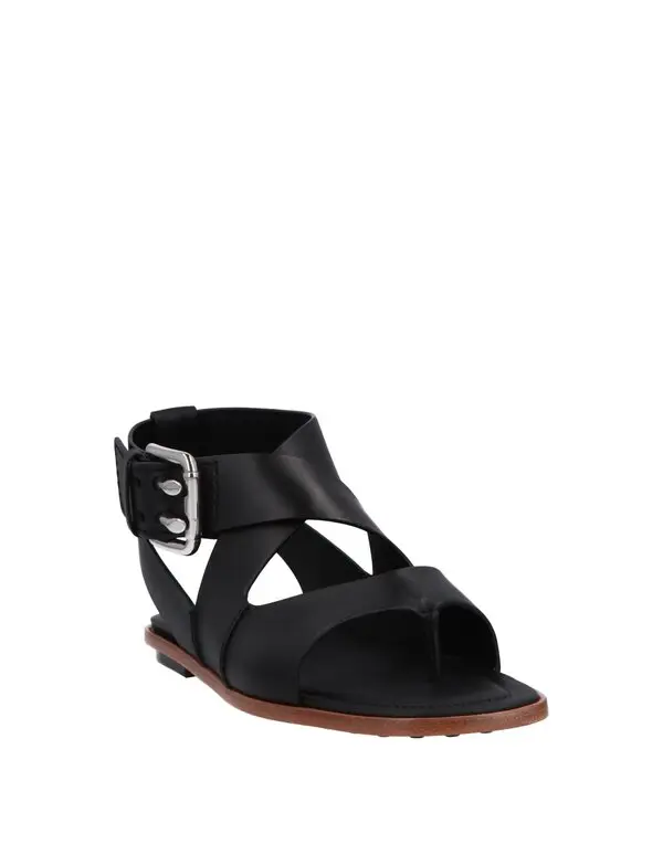 TOD'S Leather Thong Sandals