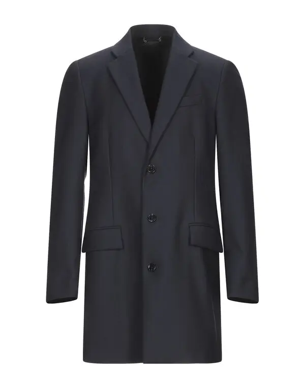 Dolce & Gabbana Single-breasted Flannel Coat - Blue
