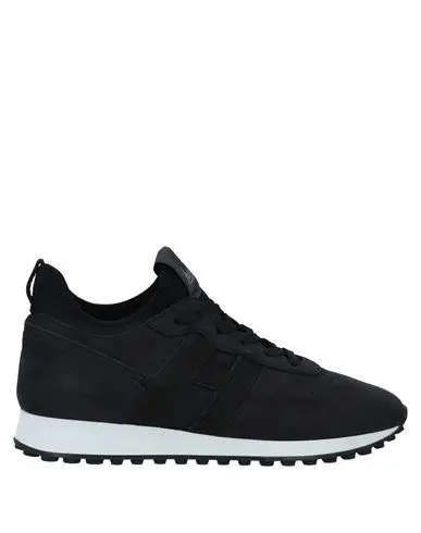 Hogan Sneakers Size Leather, Textile Fibers - Black