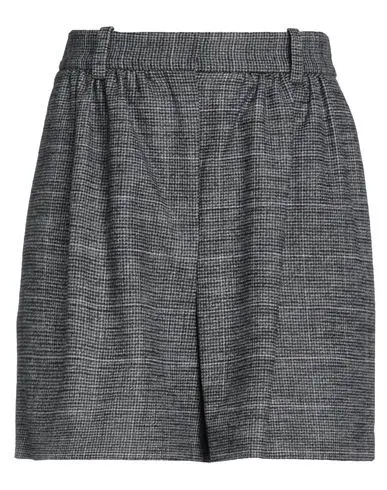 Maje Houndstooth Shorts - Grey