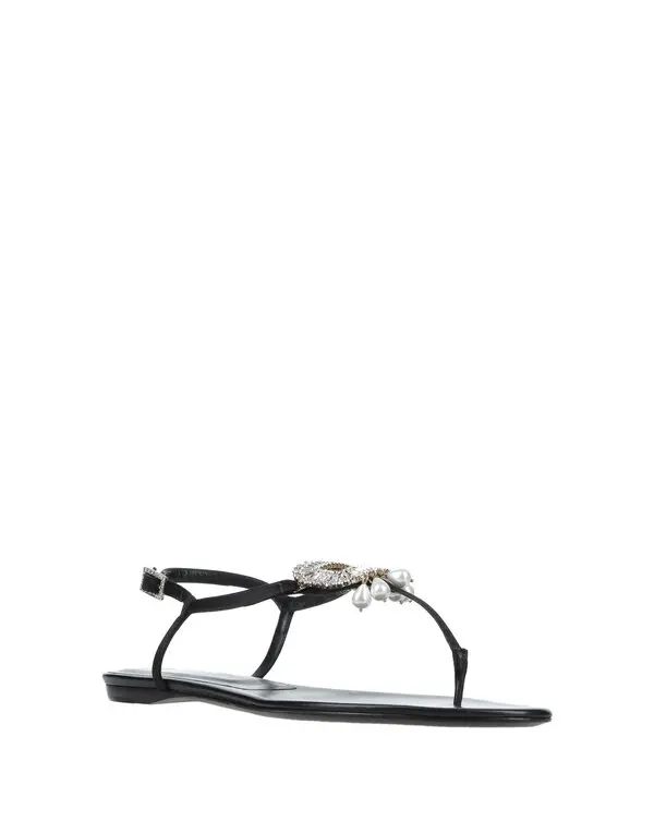 ROGER VIVIER Thong Sandal With Appliqués