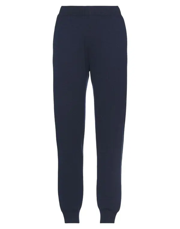 Fabiana Filippi Light Virgin Wool, Silk, And Cashmere Pants - Dark Blue