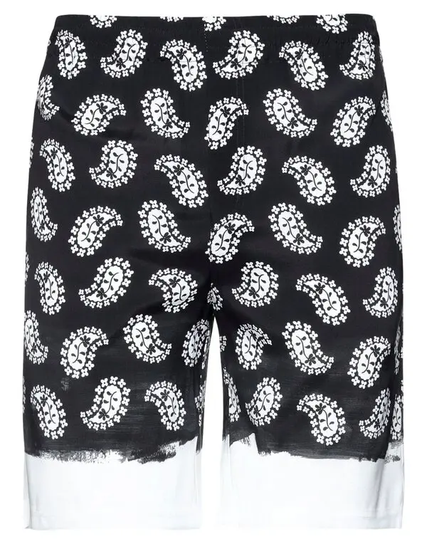 MSGM Paisley-print Casual Shorts