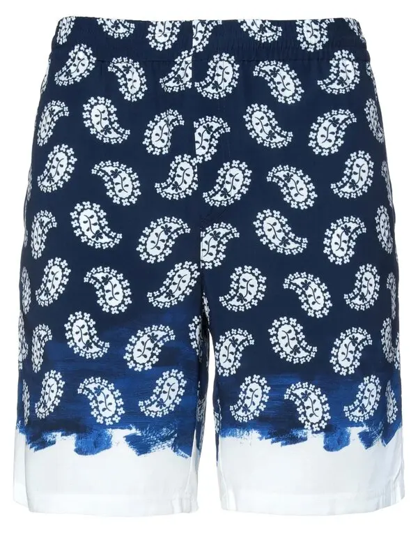 MSGM Paisley-print Casual Shorts