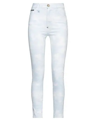 Philipp Plein Light Cotton Skinny Jeans - Sky Blue