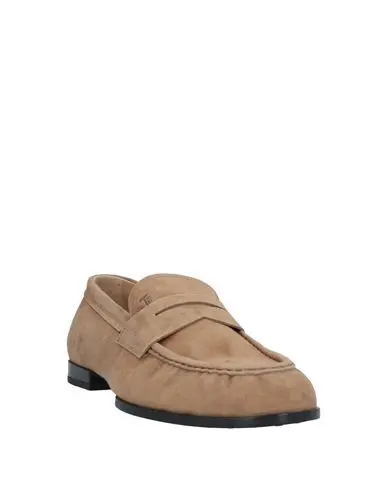 TOD'S Leather Penny Loafers - Beige