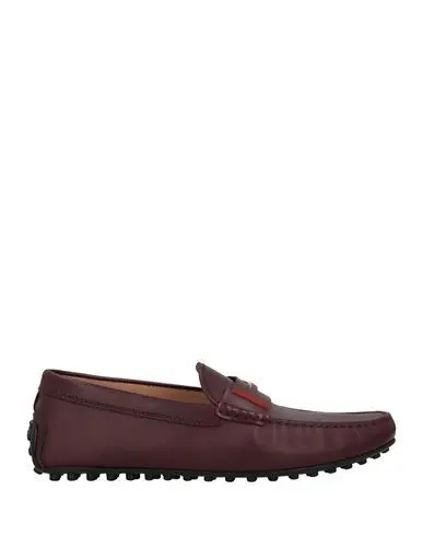 TOD'S Leather Loafers - Purple
