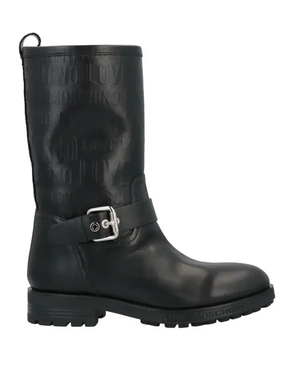 Moschino Ankle Boots In Calfskin