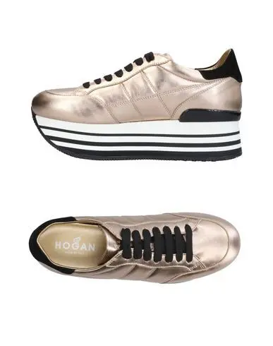 Hogan Leather Low-top Sneakers - Orange