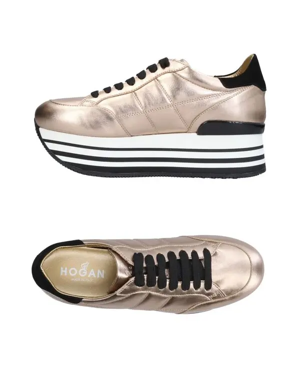 Hogan Leather Low-top Sneakers - Orange