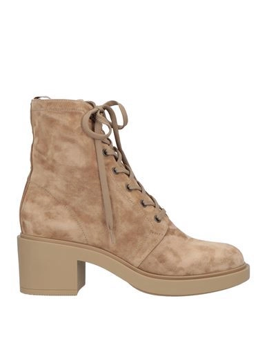 GIANVITO ROSSI Leather Ankle Boots - Camel