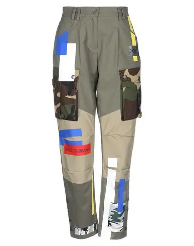 Dolce & Gabbana Tapered Military Cotton Pants