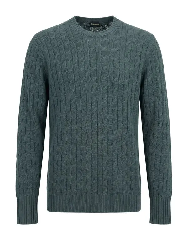 DRUMOHR Sweater Deep Teal Size Cashmere