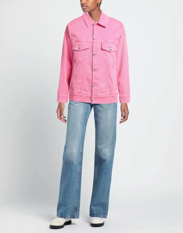 FRANKIE MORELLO Denim Trucker Jacket - Pink