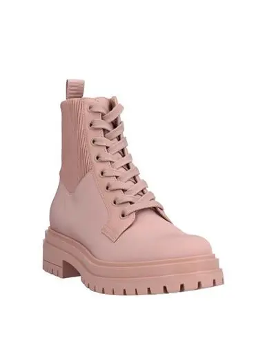GIANVITO ROSSI Leather And Textile Combat Boots