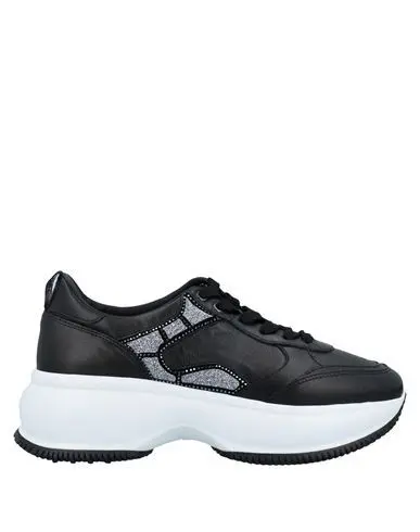 Hogan Leather Low-top Sneakers - Black