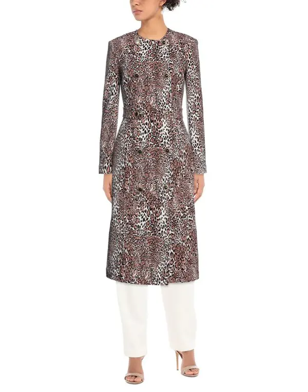 Elisabetta Franchi Double-breasted Leopard-print Coat
