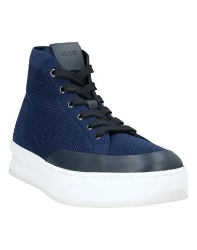 TOD'S Textile And Leather Sneakers - Blue