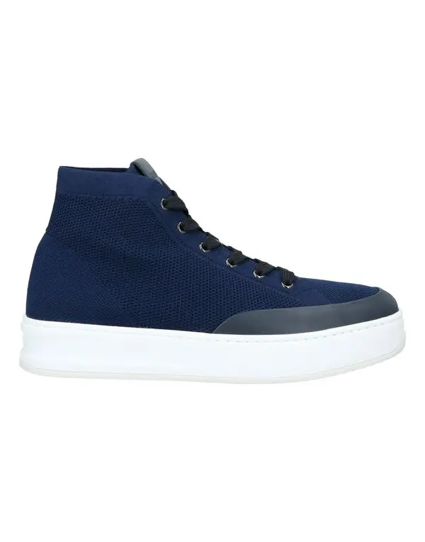 TOD'S Textile And Leather Sneakers - Blue