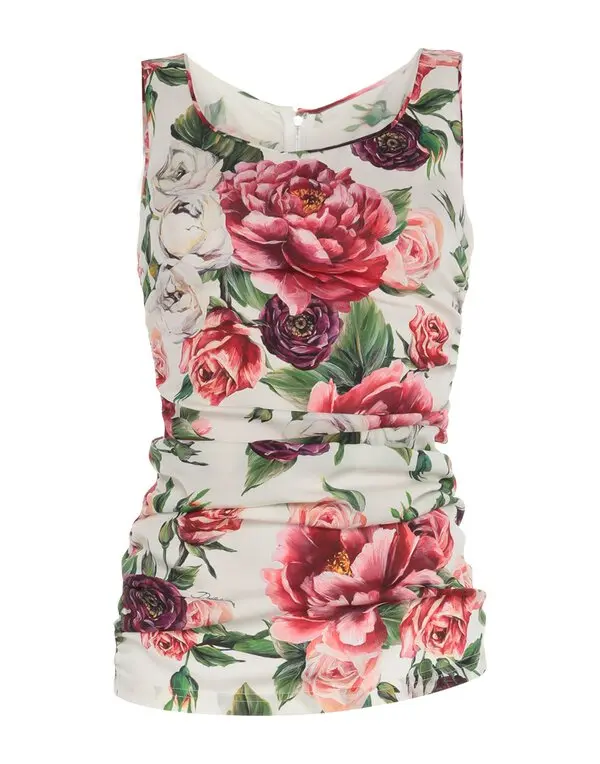 Dolce & Gabbana Top Size Silk, Elastane