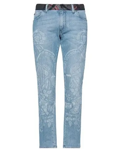 Dolce & Gabbana Straight-leg Jeans With Logo
