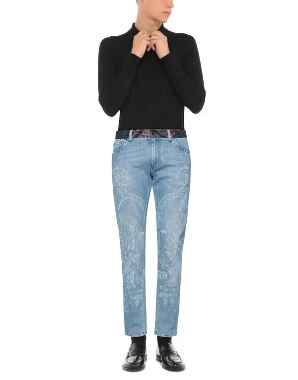 Dolce & Gabbana Straight-leg Jeans With Logo