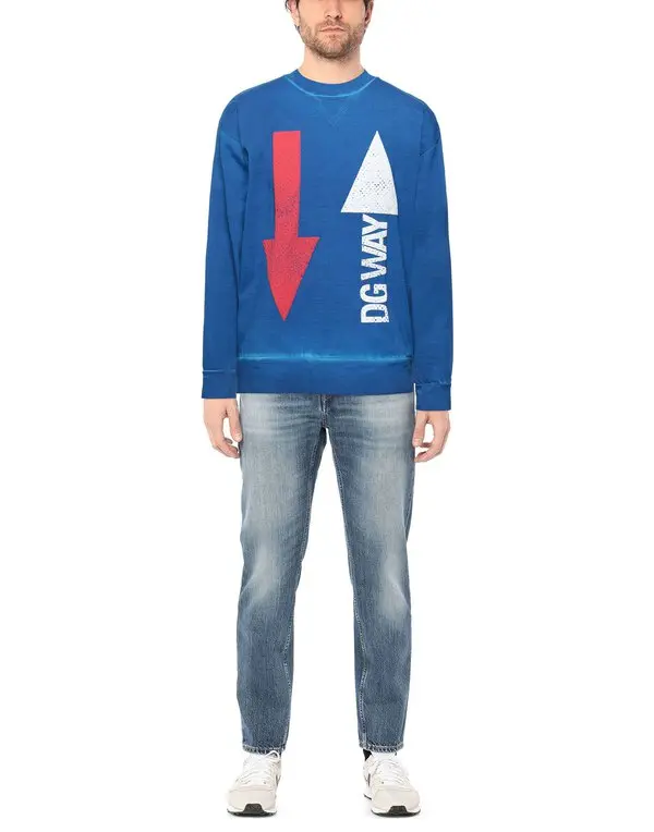 Dolce & Gabbana Printed Sweatshirt - Blue