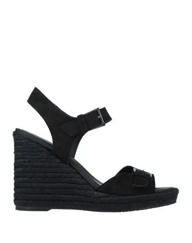 Hogan Leather Espadrille Sandals