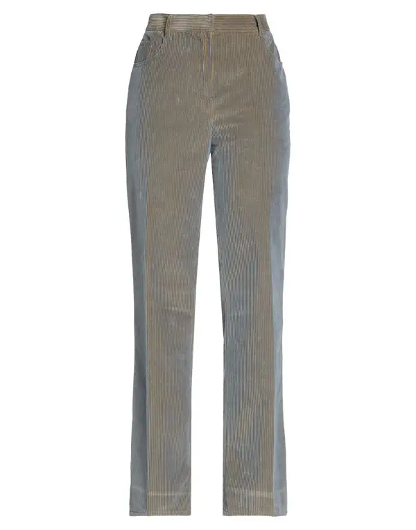 Beatrice B Striped Corduroy Pants - Grey