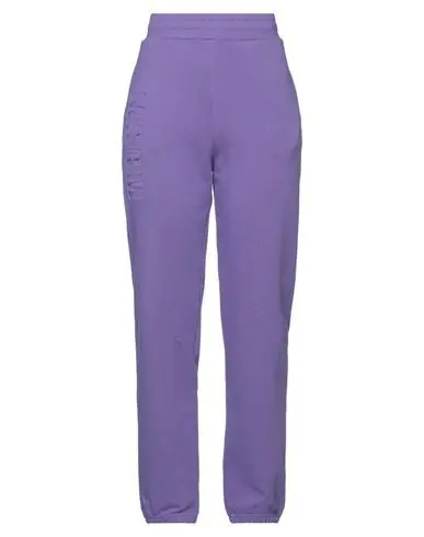 MSGM Cotton Blend Tapered Sweatpants - Purple