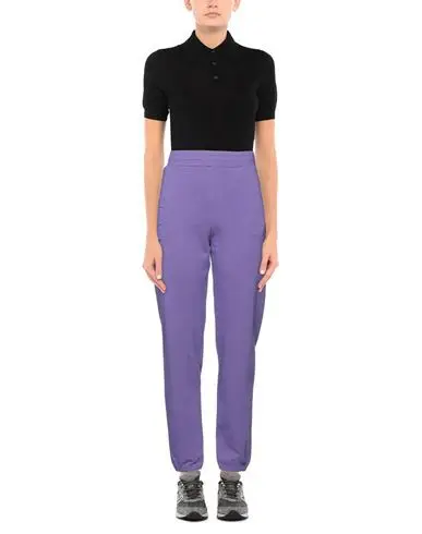 MSGM Cotton Blend Tapered Sweatpants - Purple