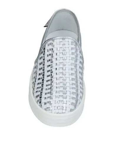 Hogan Rebel Leather Sneakers - Silver
