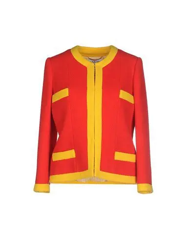 Moschino Blazer Size Virgin Wool, Polyamide - Red