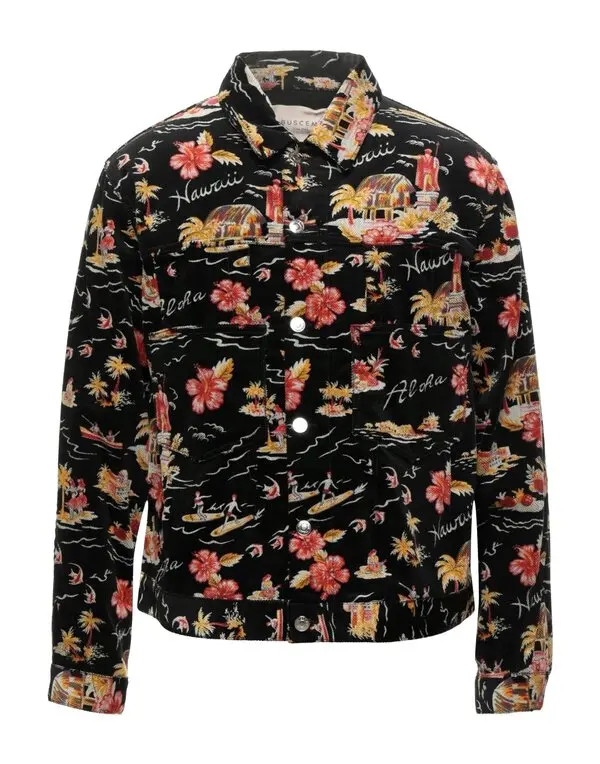 Buscemi Hawaiian Print Cotton Jacket
