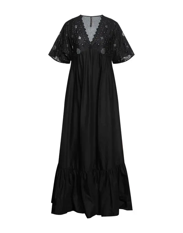 MANILA GRACE Maxi Dress - Black