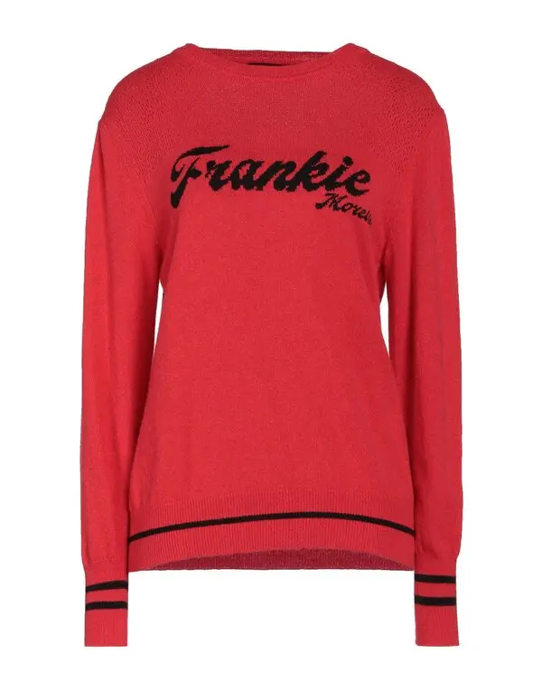 FRANKIE MORELLO Leopard-print Sweater - Red
