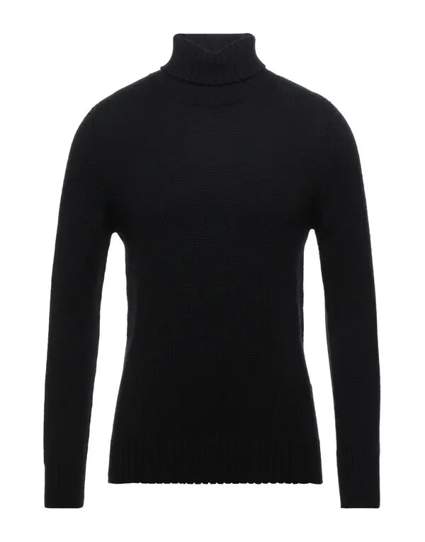 DRUMOHR Turtleneck Merino Wool Sweater - Black