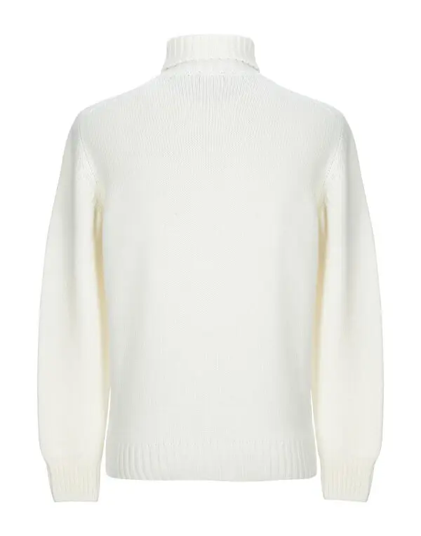 DRUMOHR Turtleneck Merino Wool Sweater - White