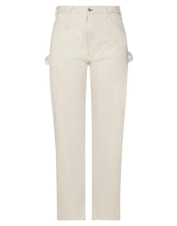 MAISON MARGIELA Cotton Straight-leg Pants - Ivory